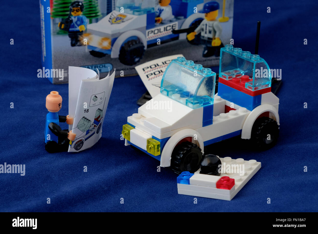 Toy police car hi-res stock photography and images - Alamy