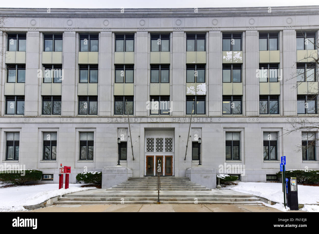 New Hampshire, Concord State House Annex building Stock Photo - Alamy