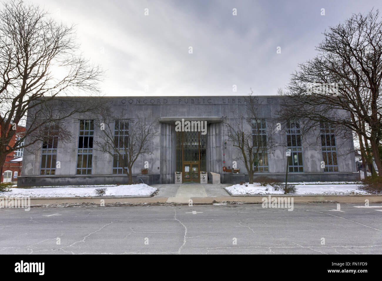 Concord Public Library building in Corcord, New Hampshire Stock Photo ...