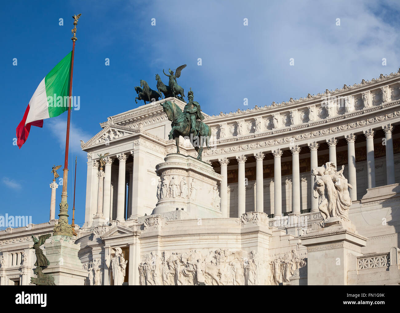 Famous "Altare della Patria" in Rome, Italy Stock Photo - Alamy