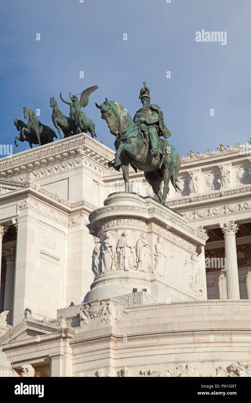 Famous "Altare della Patria" in Rome, Italy Stock Photo - Alamy