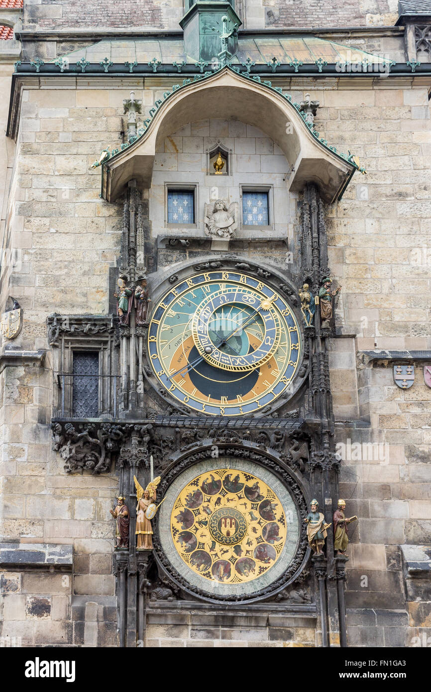 Astronomical Clock Prague Czech Republic Stock Photo - Alamy