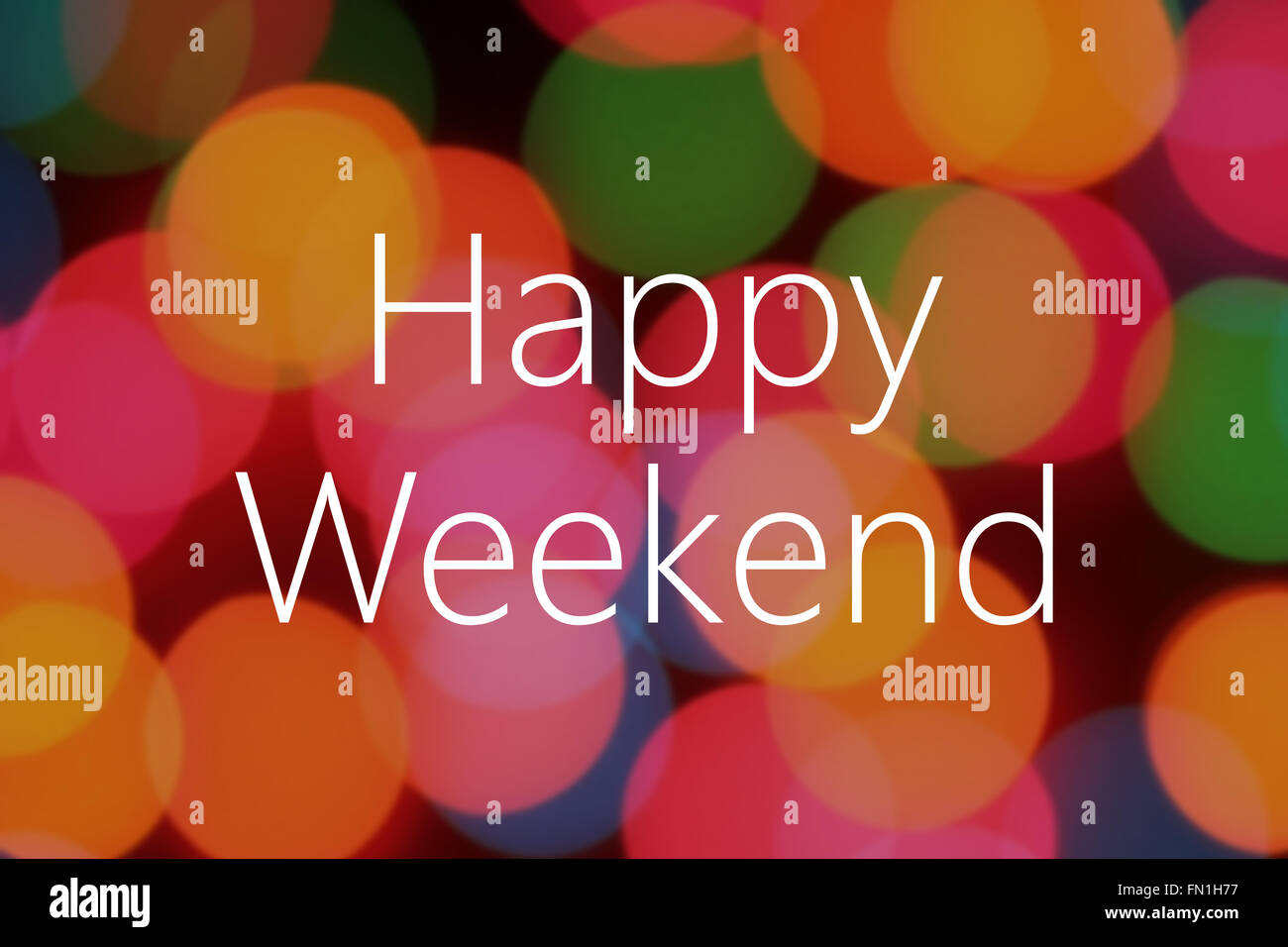 Happy weekend quote design hi-res stock photography and images - Alamy