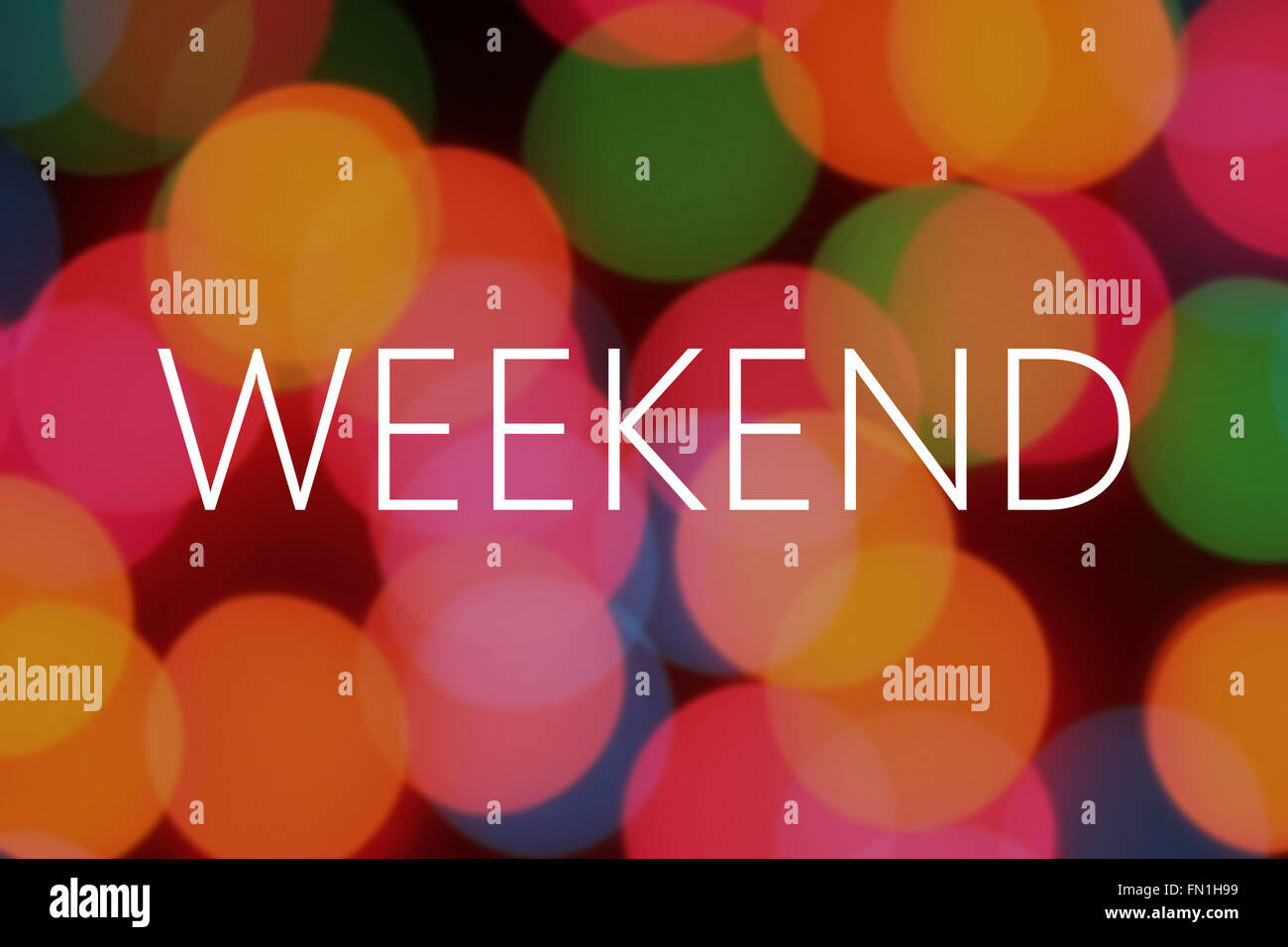 Happy weekend quote design poster hi-res stock photography and images ...