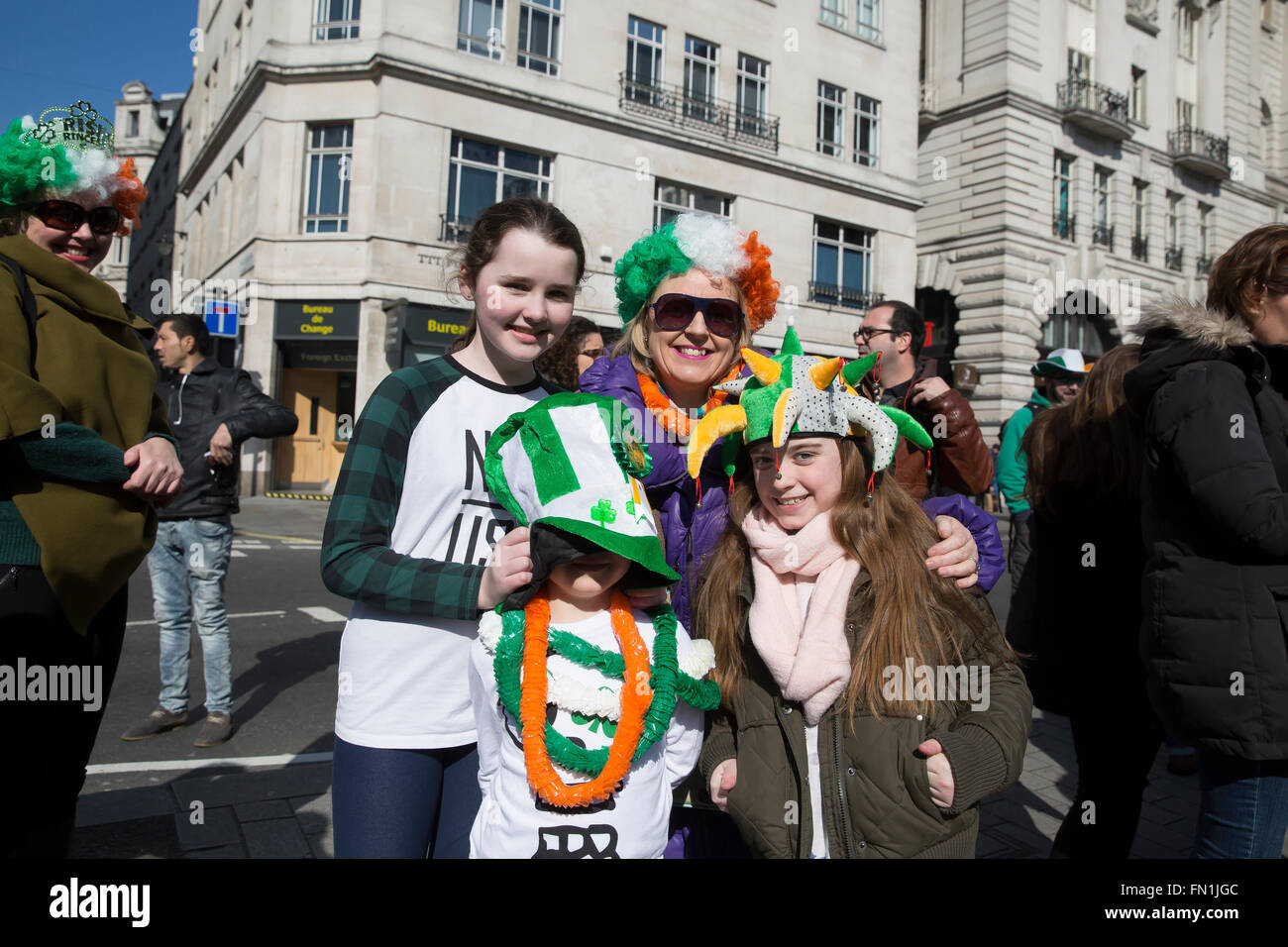 London,UK,13th March 2016,Crowds enjoy London's St Patrick’s Day Parade ...