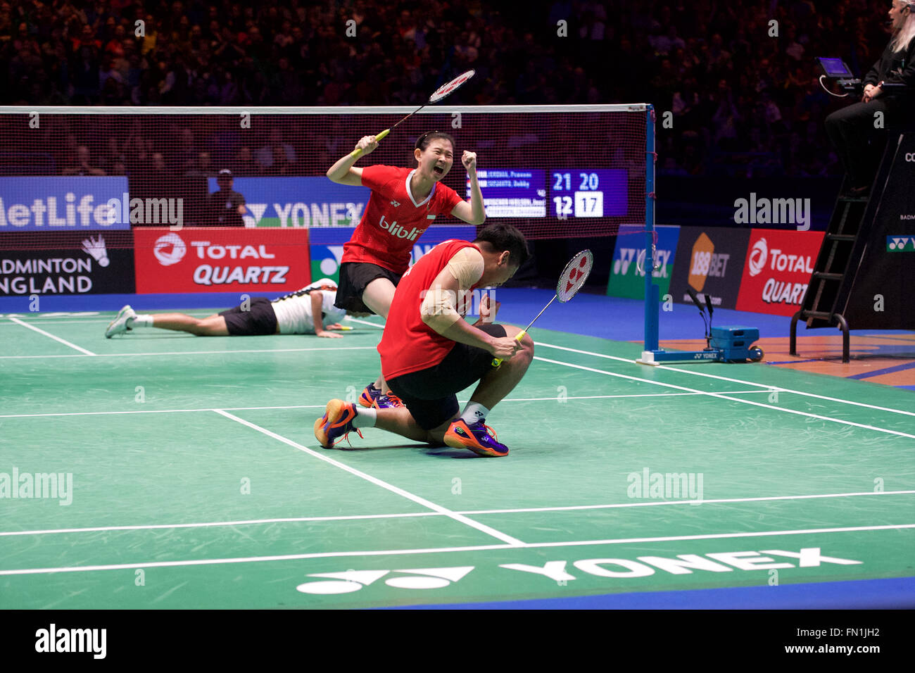 Barclaycard Arena, Birmingham, UK. 13th Mar, 2016. Yonex All England ...