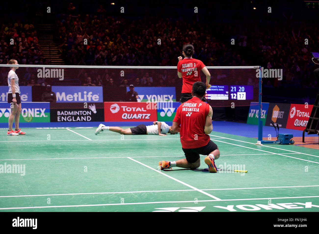 Barclaycard Arena, Birmingham, UK. 13th Mar, 2016. Yonex All England ...
