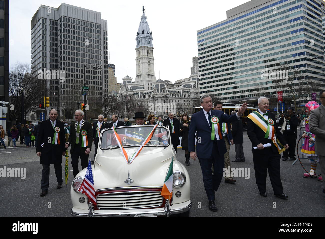 Philadelphia, Pennsylvania, USA. 13th Mar, 2016. Participants parade in ...