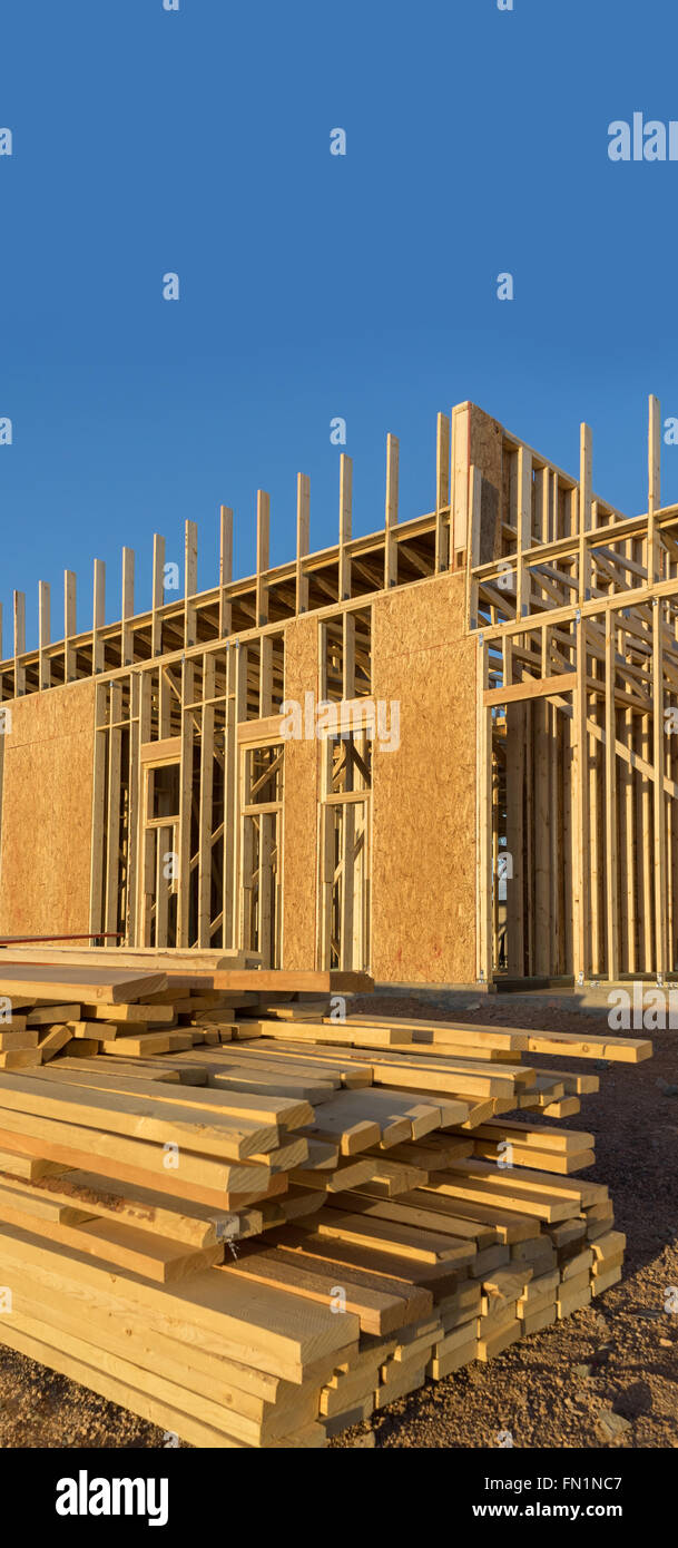 New home under construction Stock Photo - Alamy