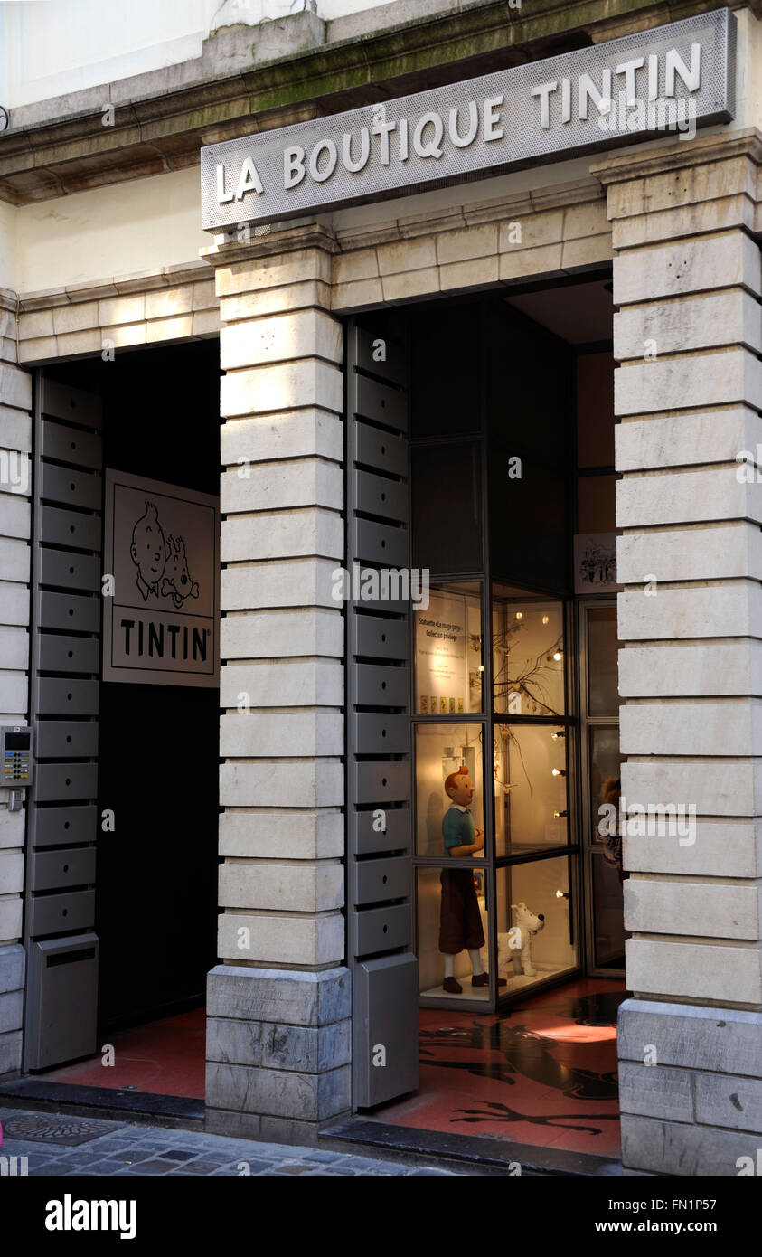 Tintin shop hi-res stock photography and images - Alamy