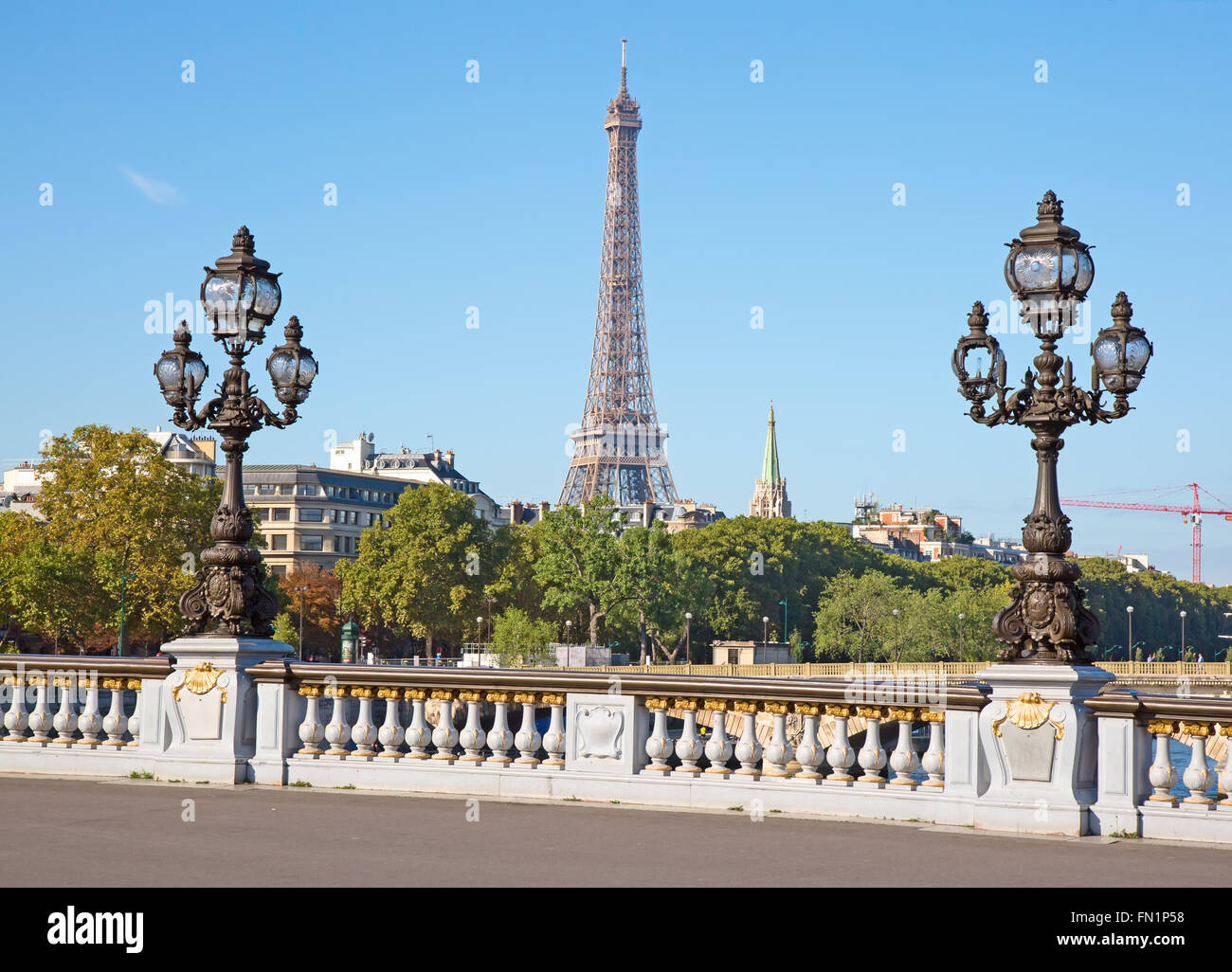 Bridge of Alexandre III in Paris, France Stock Photo - Alamy