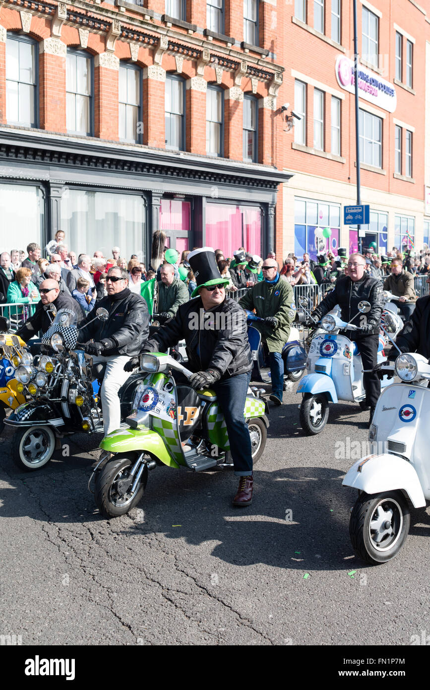 Birmingham city centre scooters hi-res stock photography and images - Alamy