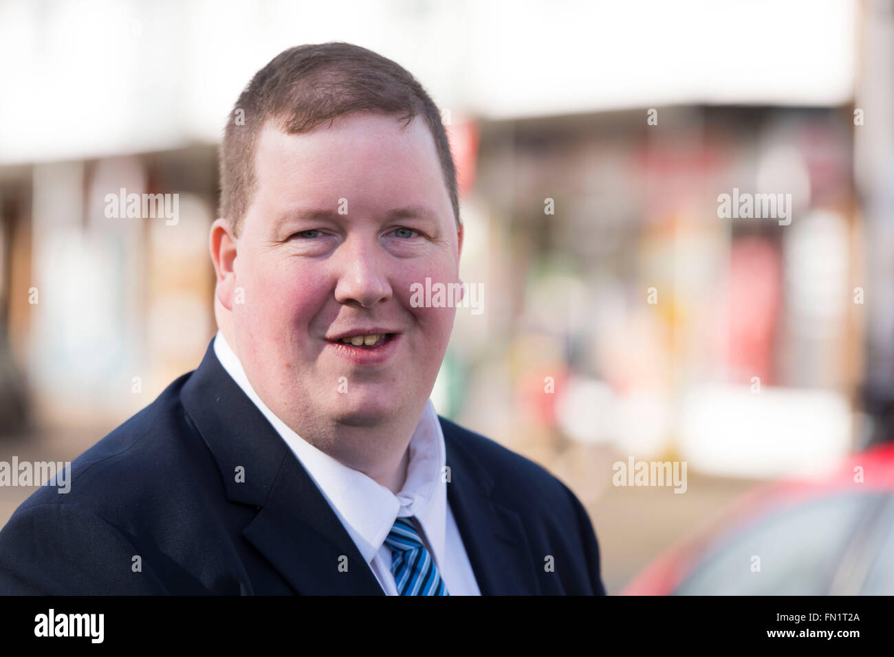 Adrian Robson Councillor for Cardiff North in South Wales Stock Photo ...