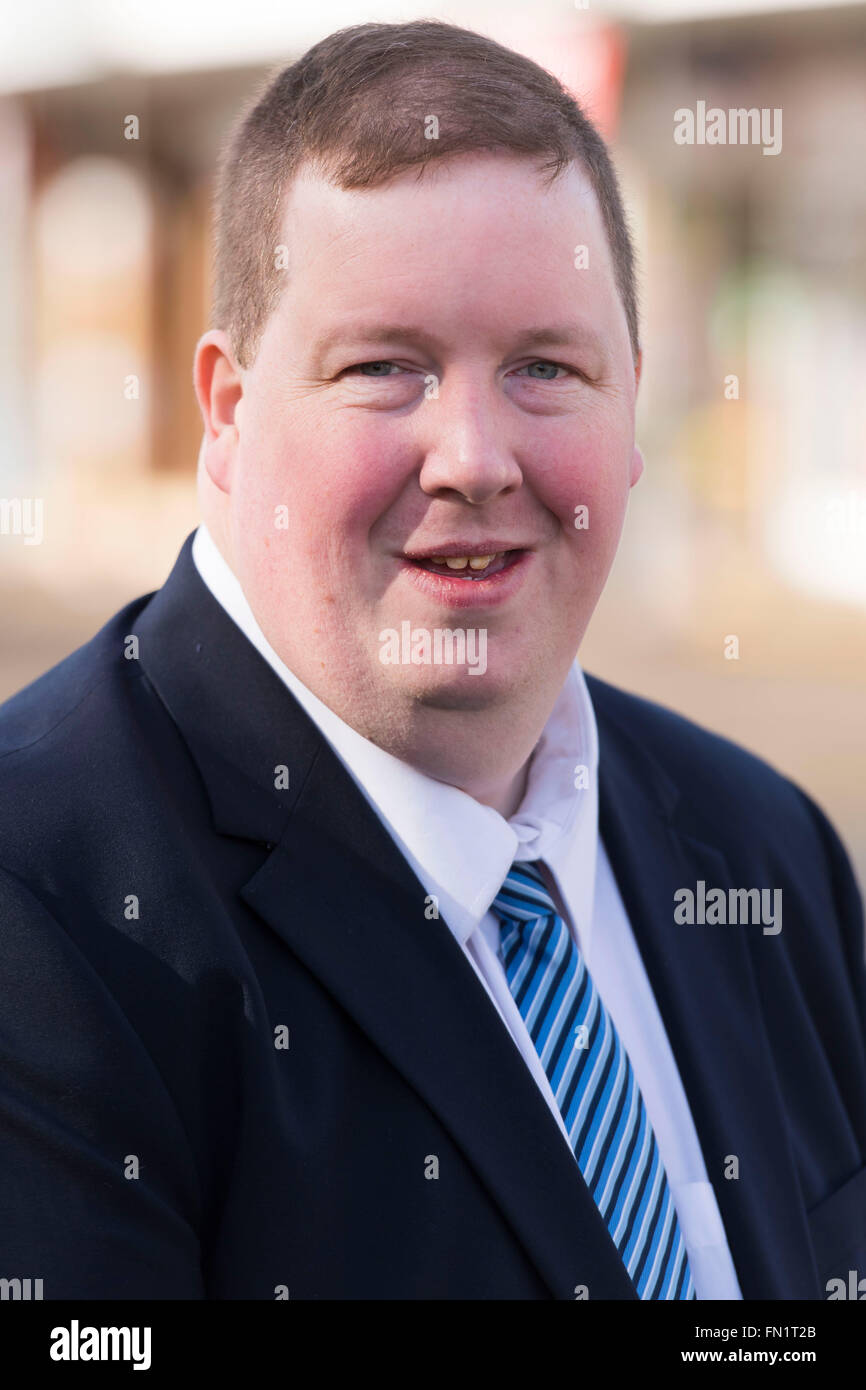 Adrian Robson Councillor for Cardiff North in South Wales Stock Photo ...