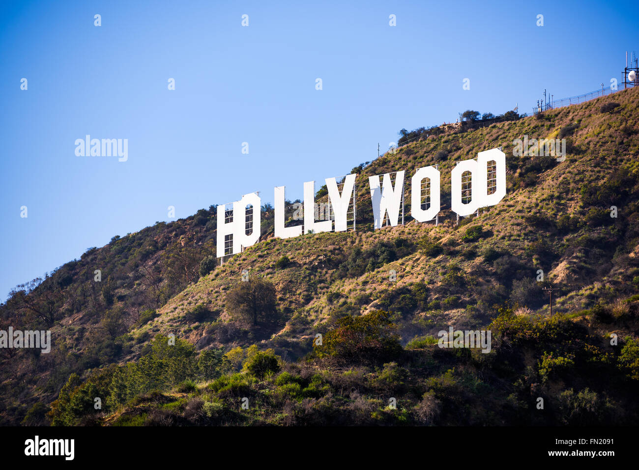 Mount lee hollywood sign hi-res stock photography and images - Alamy