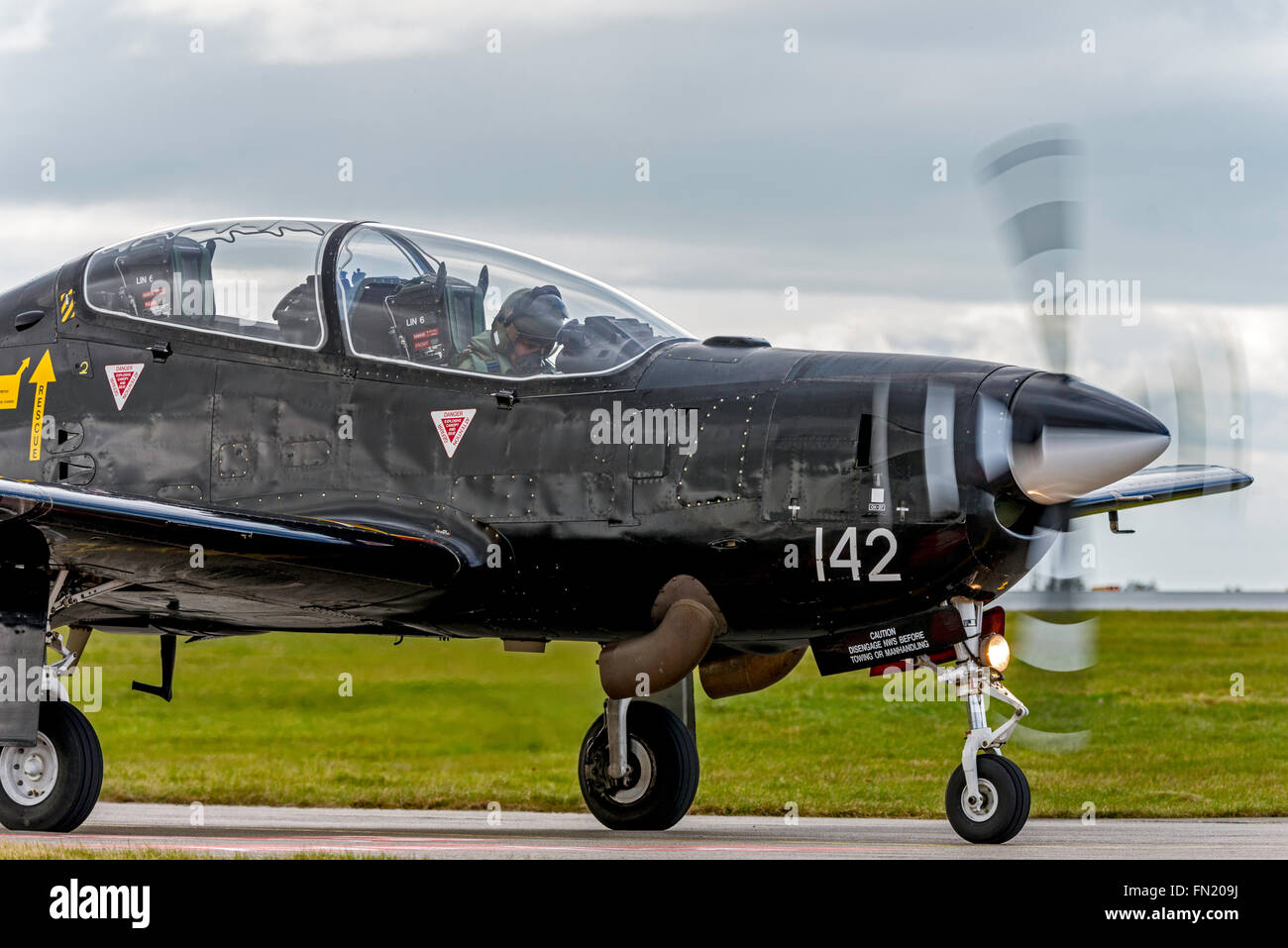 Raf Valley Anglesey North Wales Uk Tucano Stock Photo - Alamy