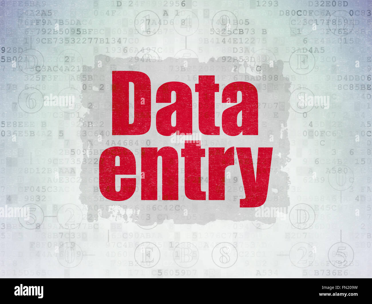 Data concept: Data Entry on Digital Paper background Stock Photo - Alamy