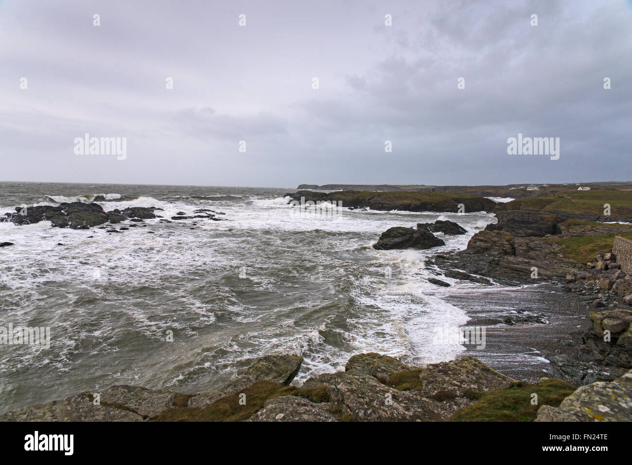 Trearddur Bay Anglesey North Wales Uk Stock Photo - Alamy
