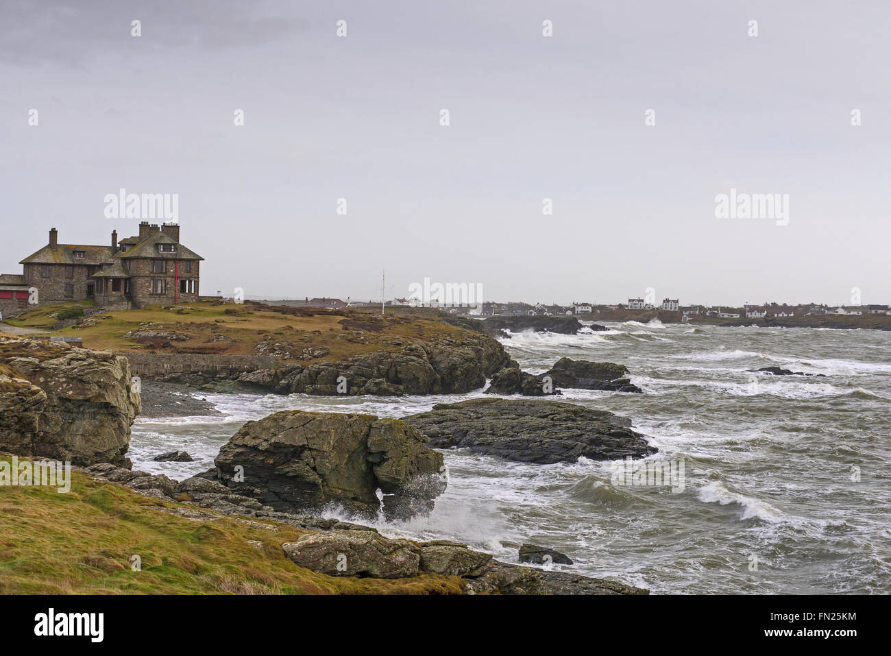 Trearddur Bay Anglesey North Wales Uk Stock Photo - Alamy