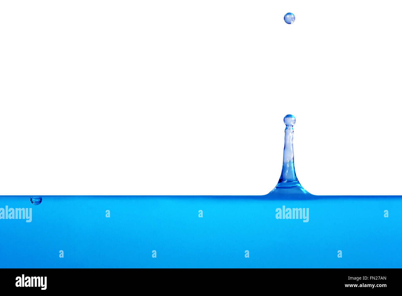 Water drop close up, isolated on white background Stock Photo - Alamy