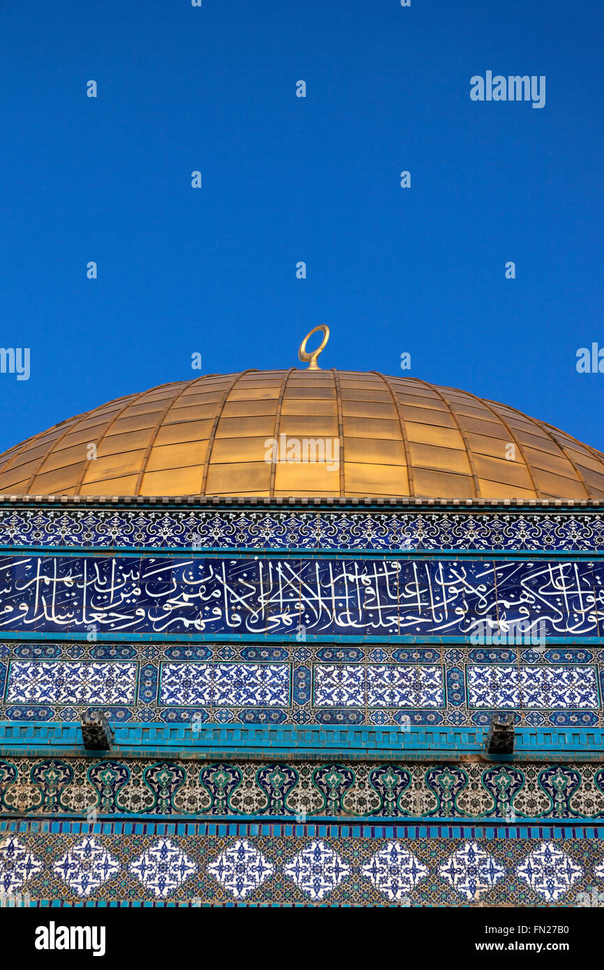 Dome of the Rock, Temple Mount, Old Jerusalem, Palestine Stock Photo ...