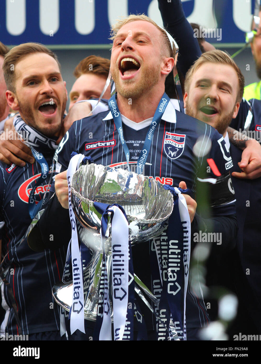 Scottish league cup trophy hi-res stock photography and images - Alamy