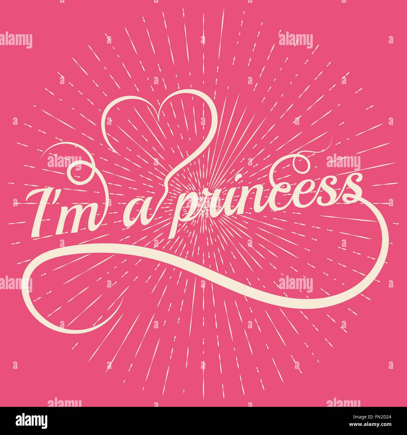 Princess graphic design hi-res stock photography and images - Alamy