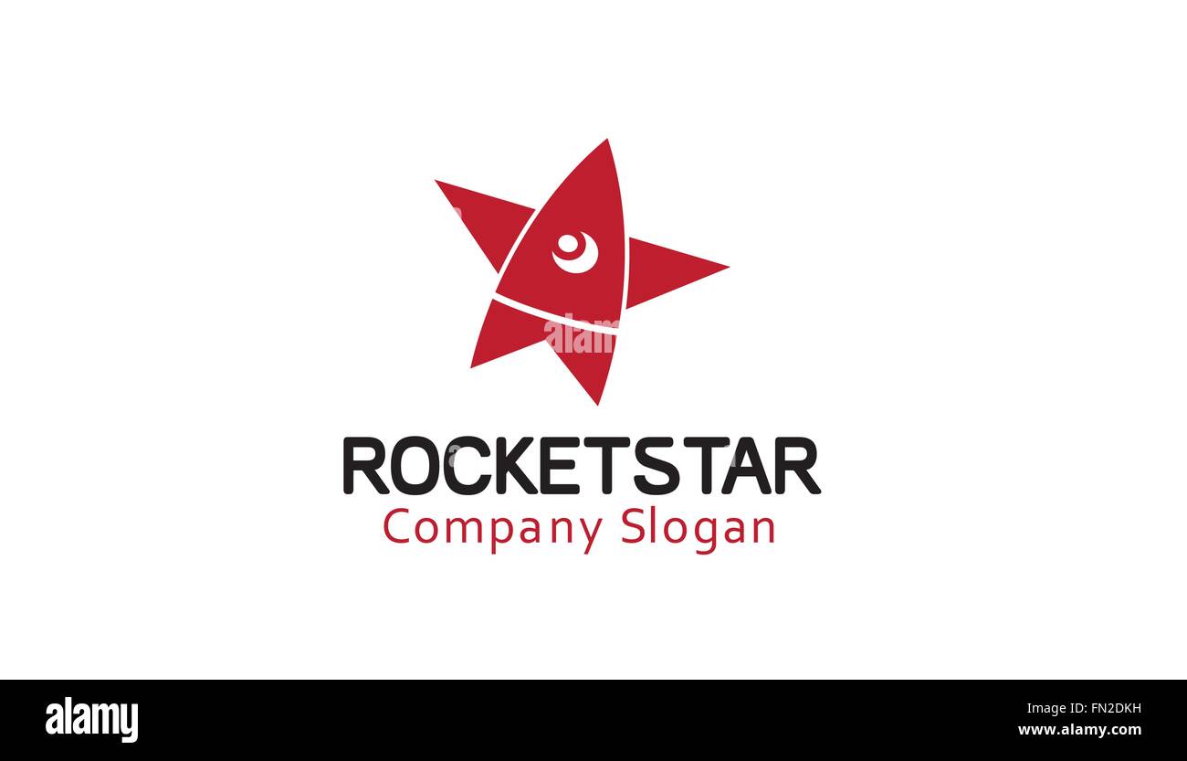 Red Rocket Star Logo Vector Symbol Icon Design Illustration Stock ...