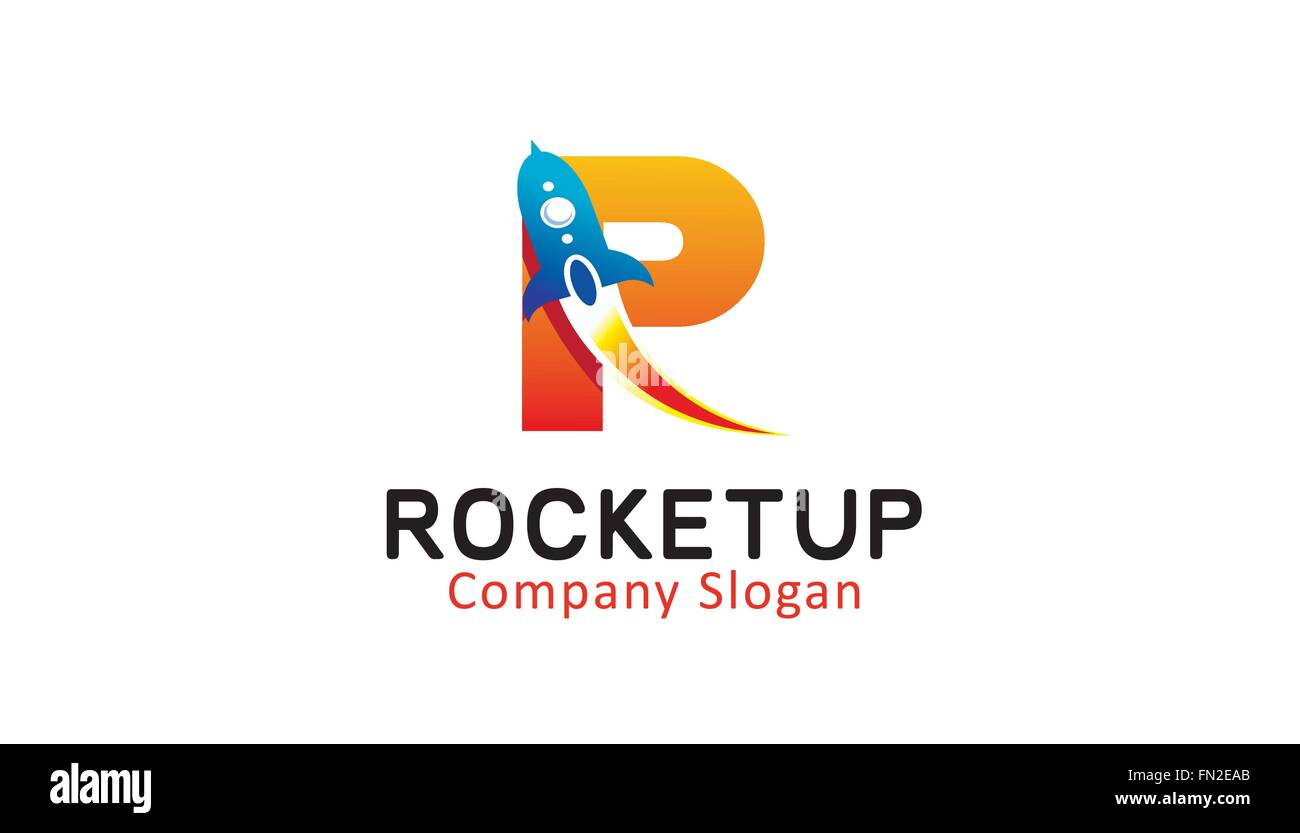 Rocket Space Shuttle R Letter Logo Vector Symbol Illustration Stock ...