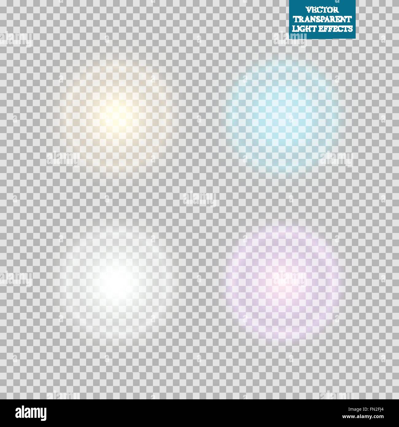 Abstract image of lighting flare. Set Stock Vector Image & Art - Alamy