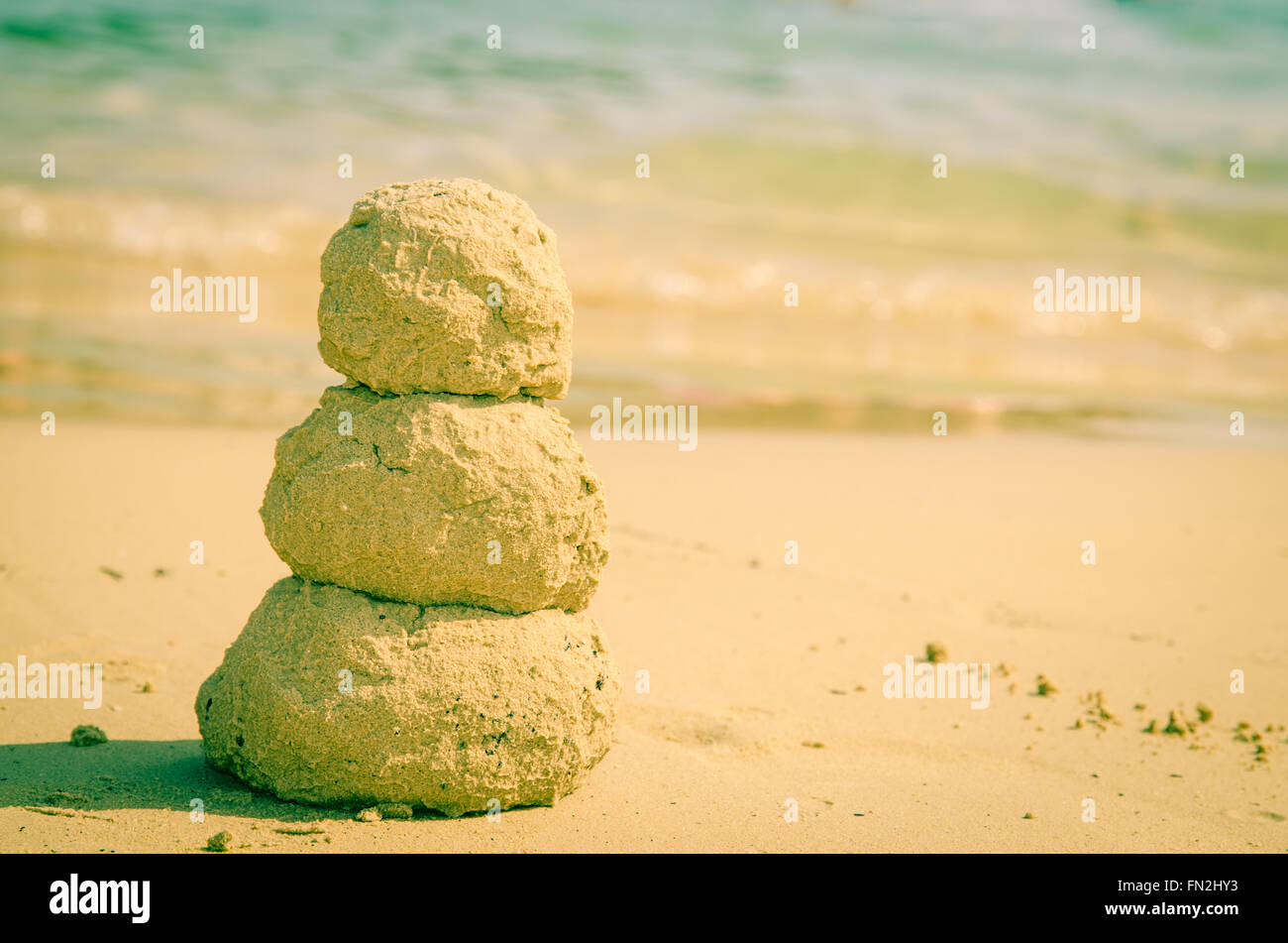 figure from sand on the seaside Stock Photo - Alamy