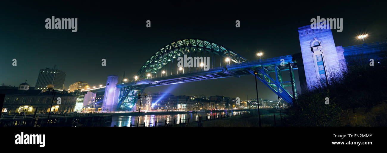 Panoramic view of newcastle upon tyne hi-res stock photography and ...