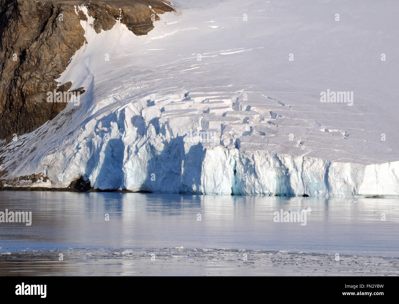 Hope Bay and the Hope Glacier. Hope Bay, Antarctic Peninsula ...