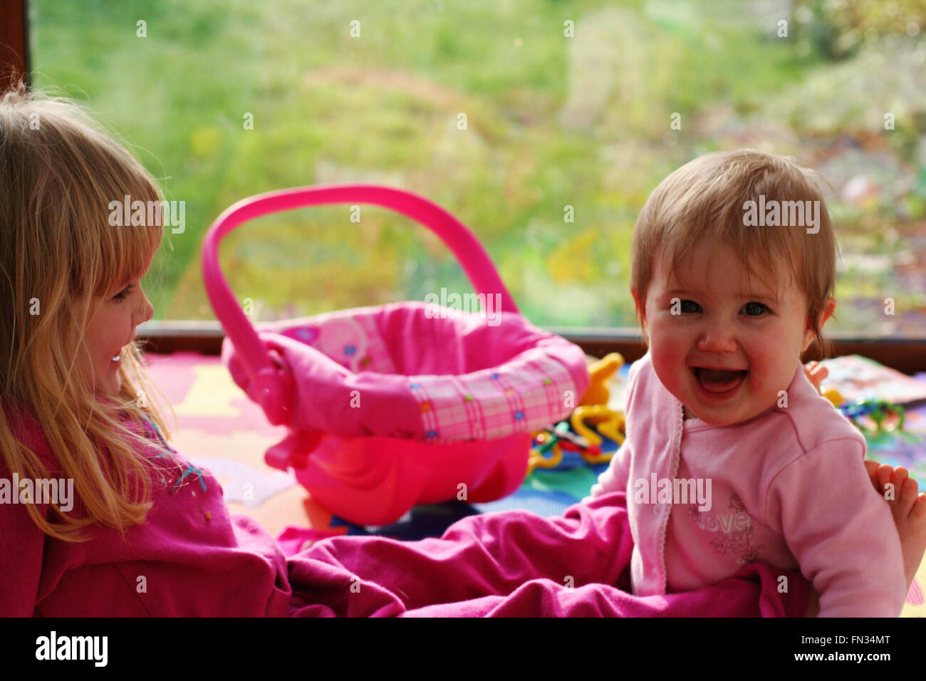 Children playing, having fun together Stock Photo - Alamy