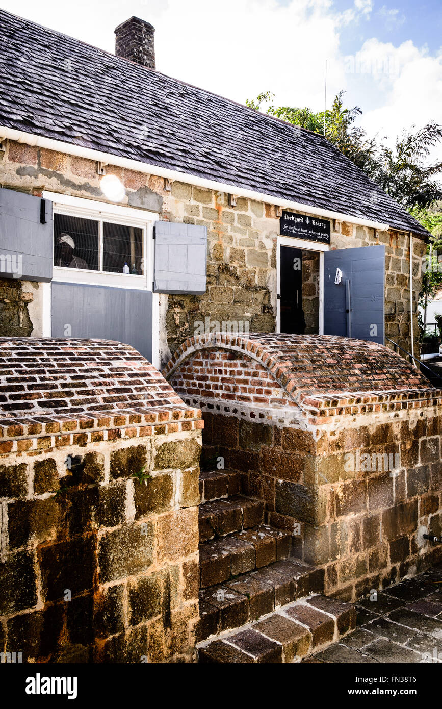 Dockyard Bakery, Nelson's Dockyard, English Harbour, Antigua Stock ...