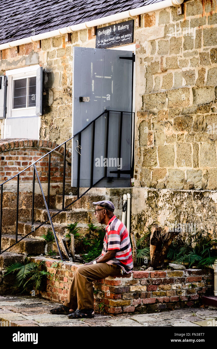 Dockyard Bakery, Nelson's Dockyard, English Harbour, Antigua Stock ...