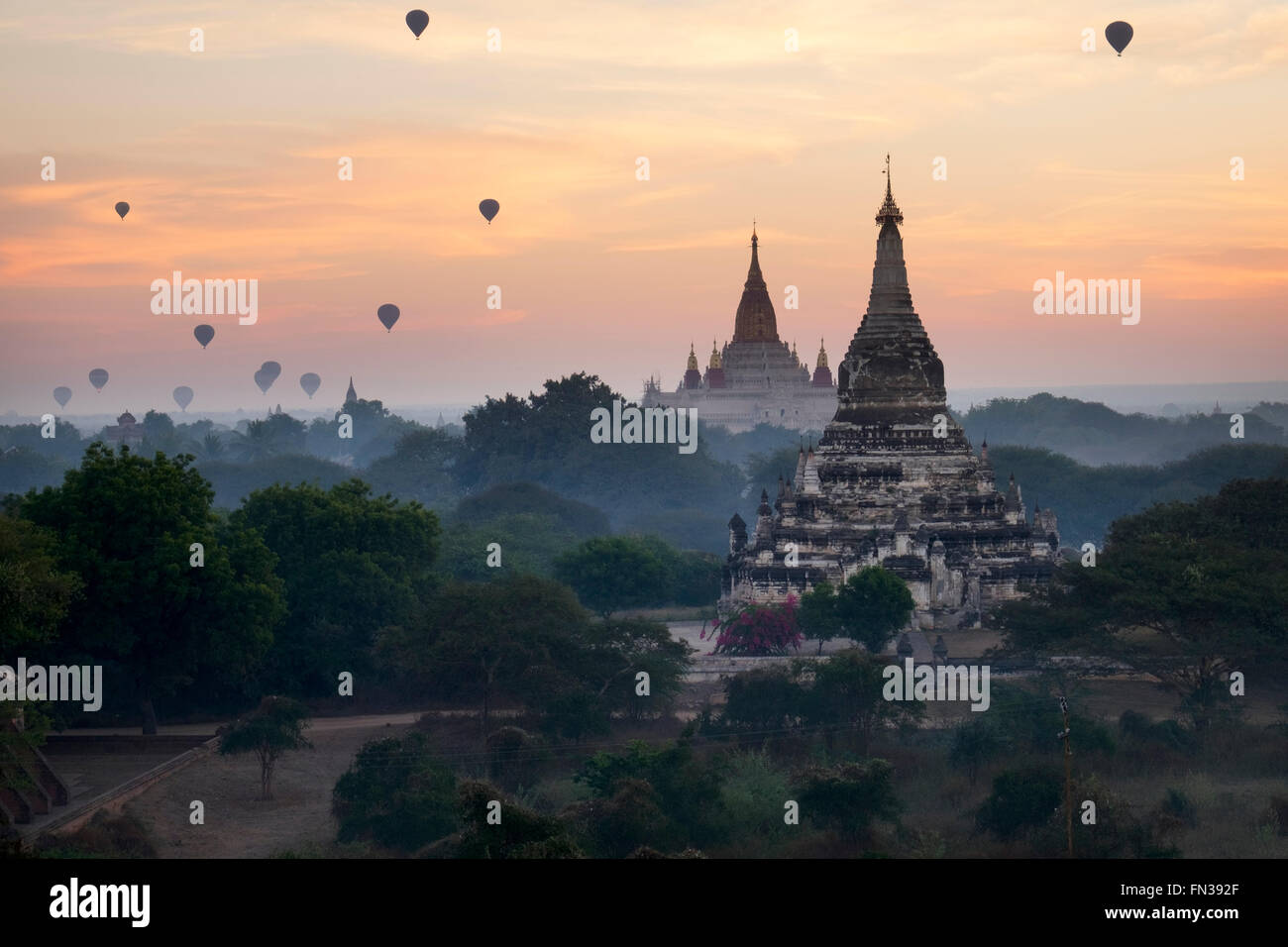 Myanmar buddhist monks and nuns hi-res stock photography and images - Alamy