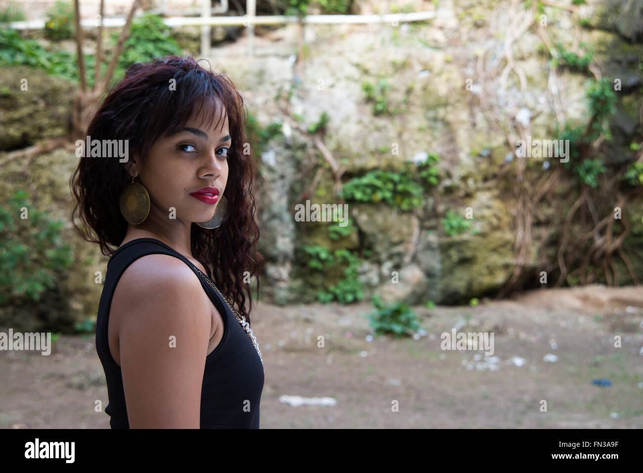Portrait of young Latin woman Stock Photo - Alamy