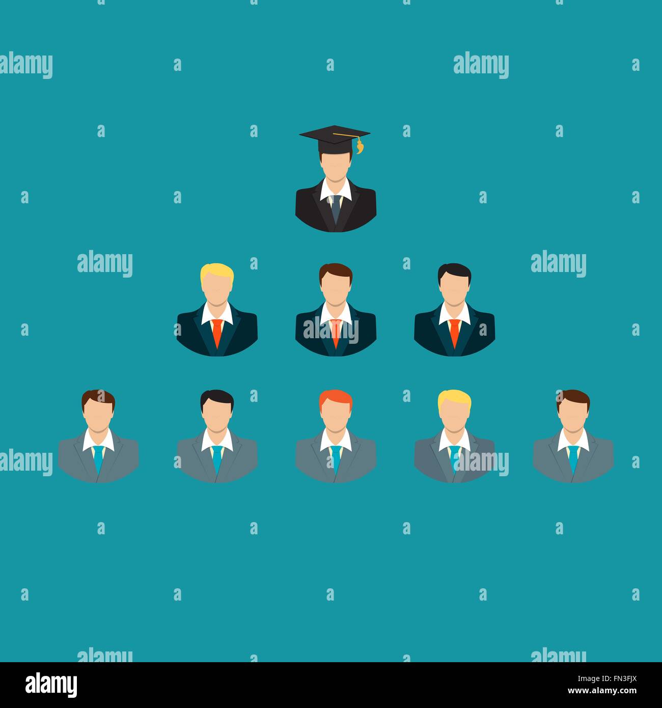 Hard and Long Way to the Doctor of Philosophy Degree PHD Stock Vector ...