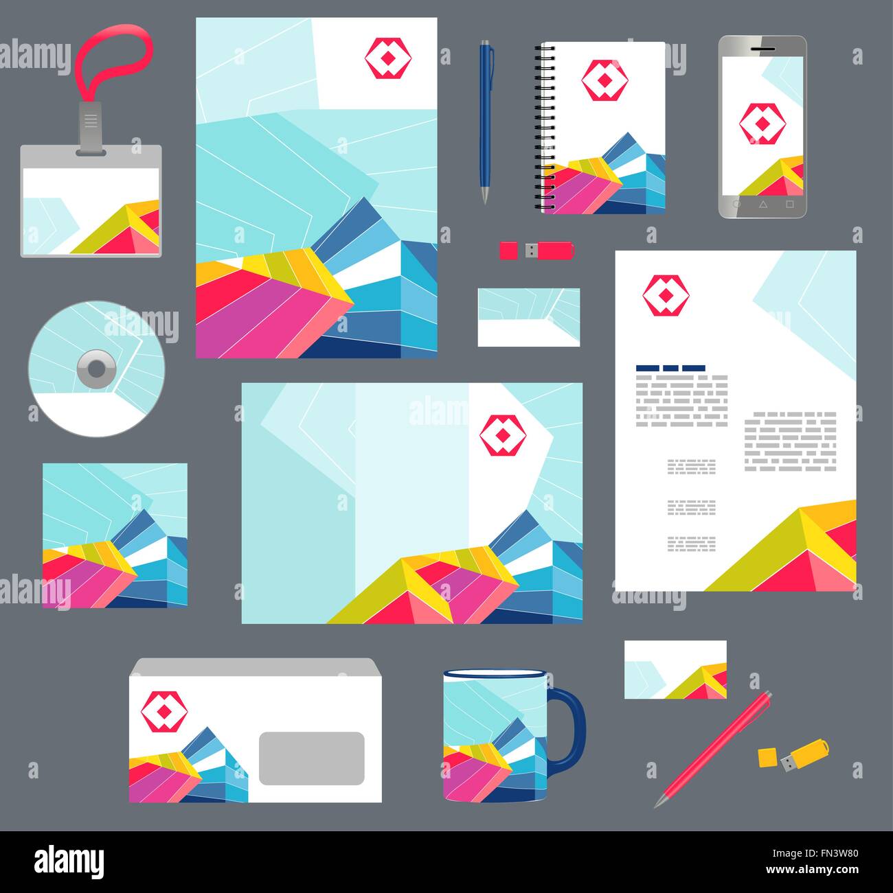 Business style templates hi-res stock photography and images - Alamy