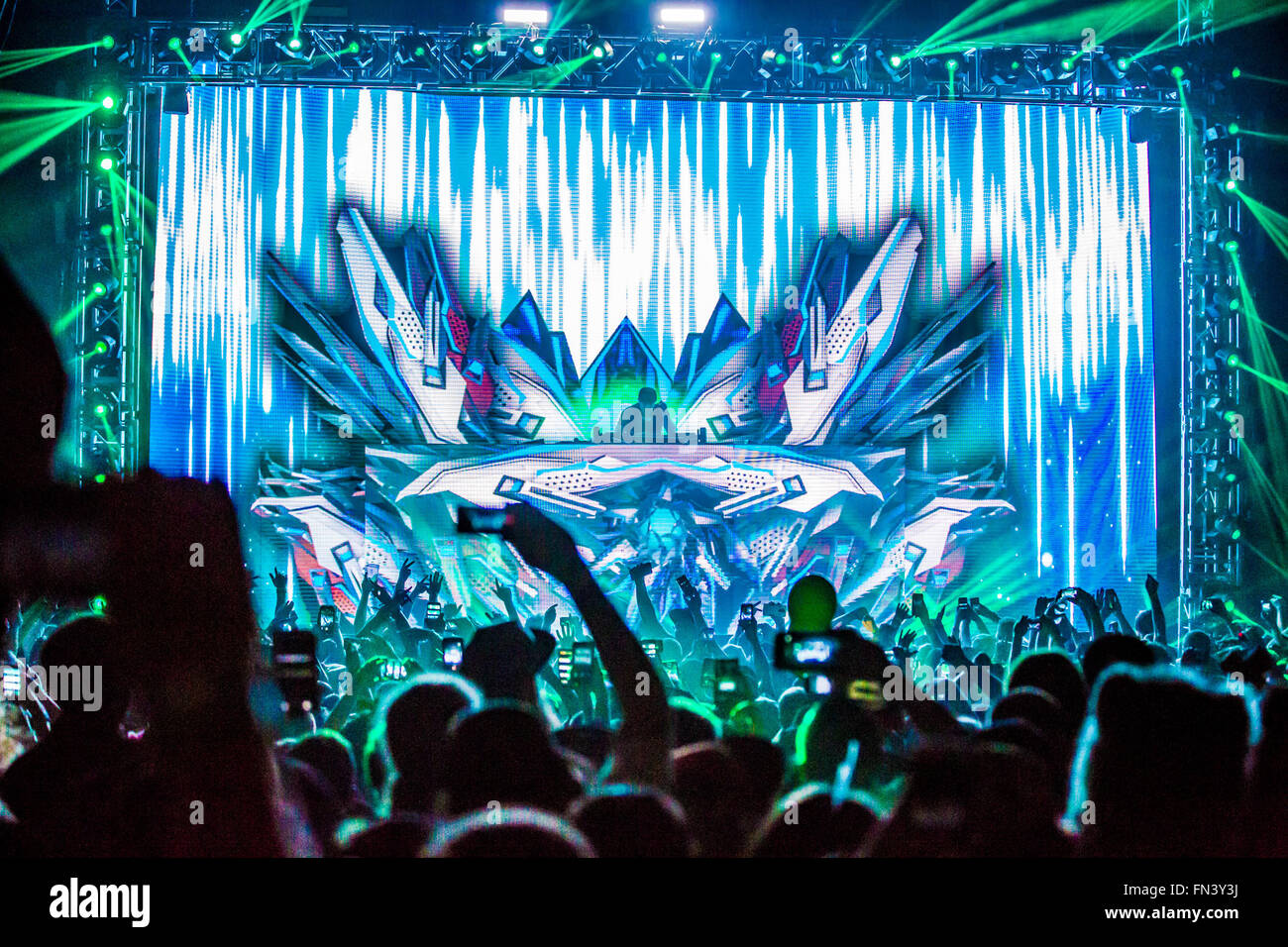 Detroit, Michigan, USA. 12th Mar, 2016. EXCISION performing The Paradox ...