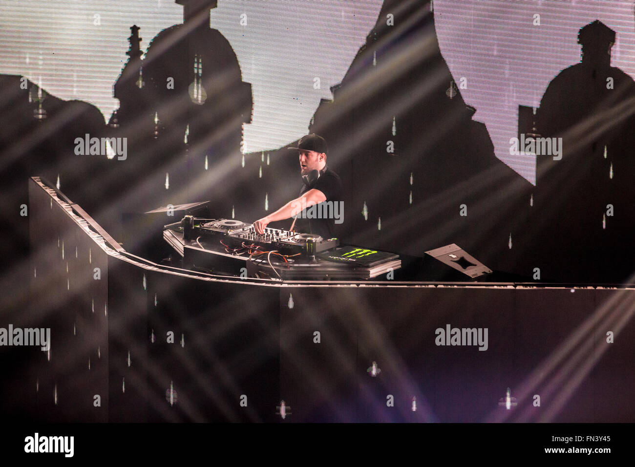 Detroit, Michigan, USA. 12th Mar, 2016. EXCISION performing The Paradox ...