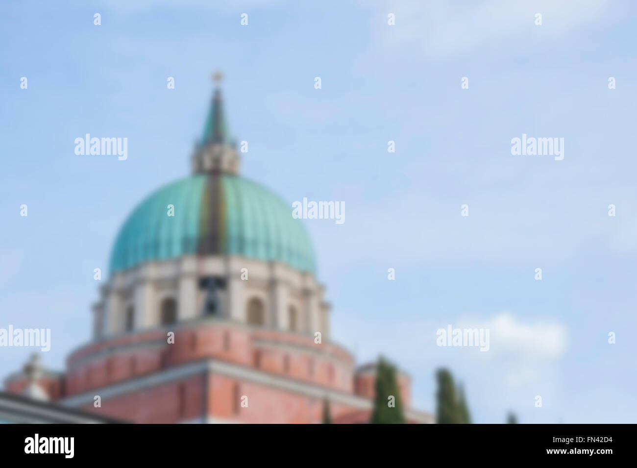 Blurred church for background Stock Photo - Alamy
