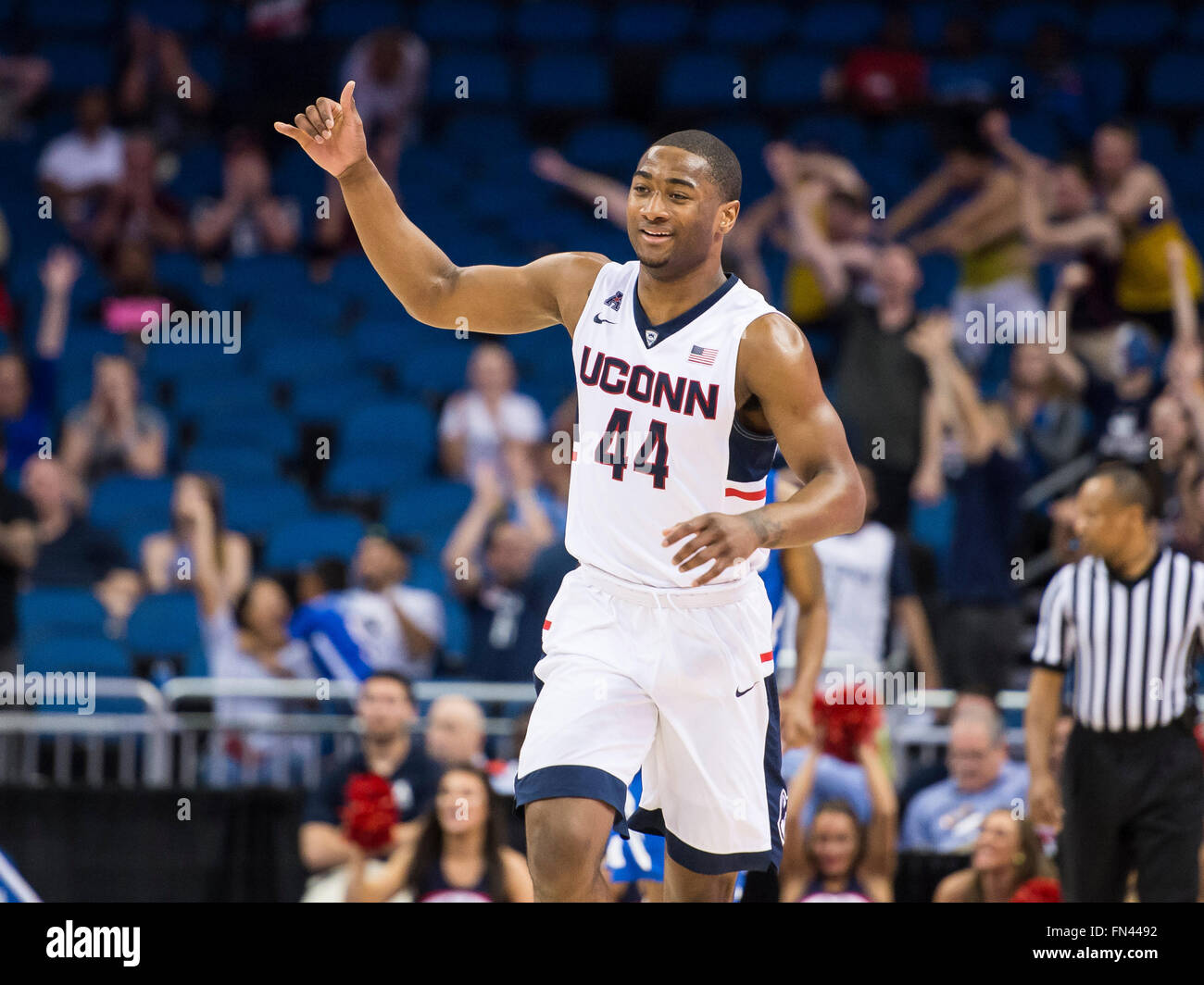 Orlando, FL, USA. 13th Mar, 2016. Connecticut guard Rodney Purvis (44 ...
