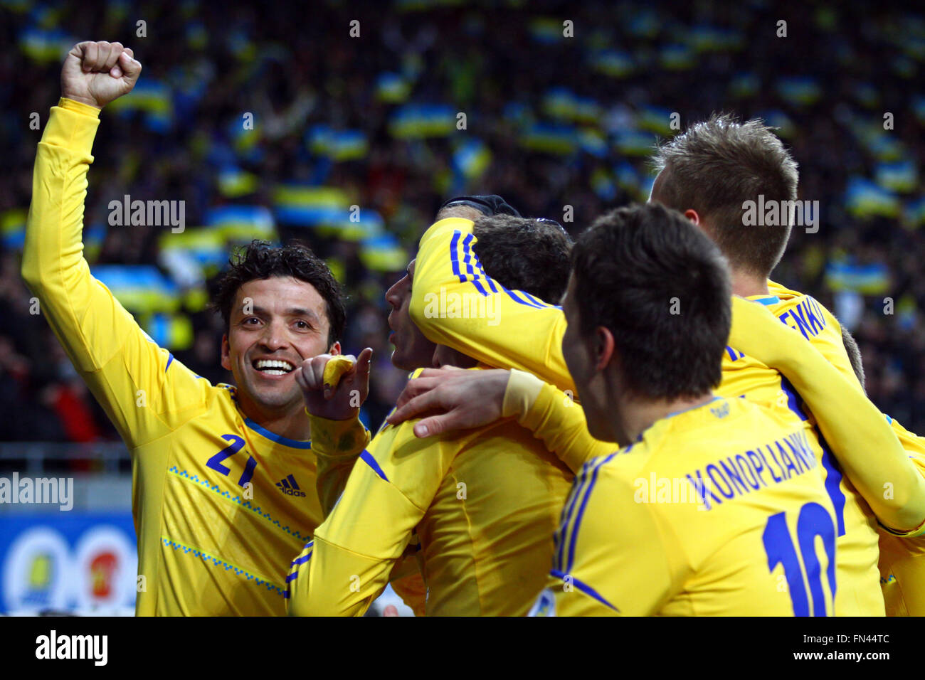 World cup national ukrainian team hi-res stock photography and images ...