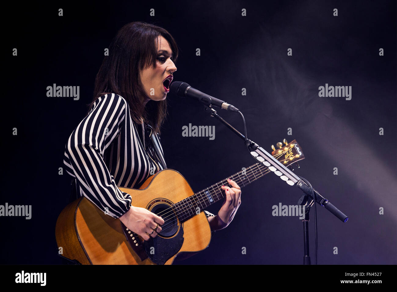 Naples, Italy. 07th Mar, 2016. Carmen Consoli, Italian singer ...