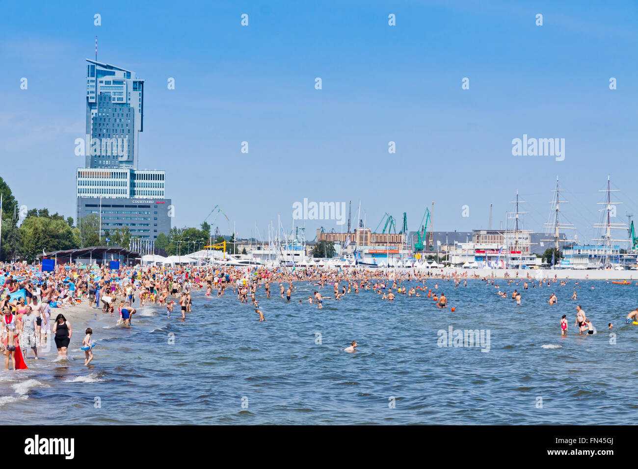Gdynia beach hi-res stock photography and images - Alamy