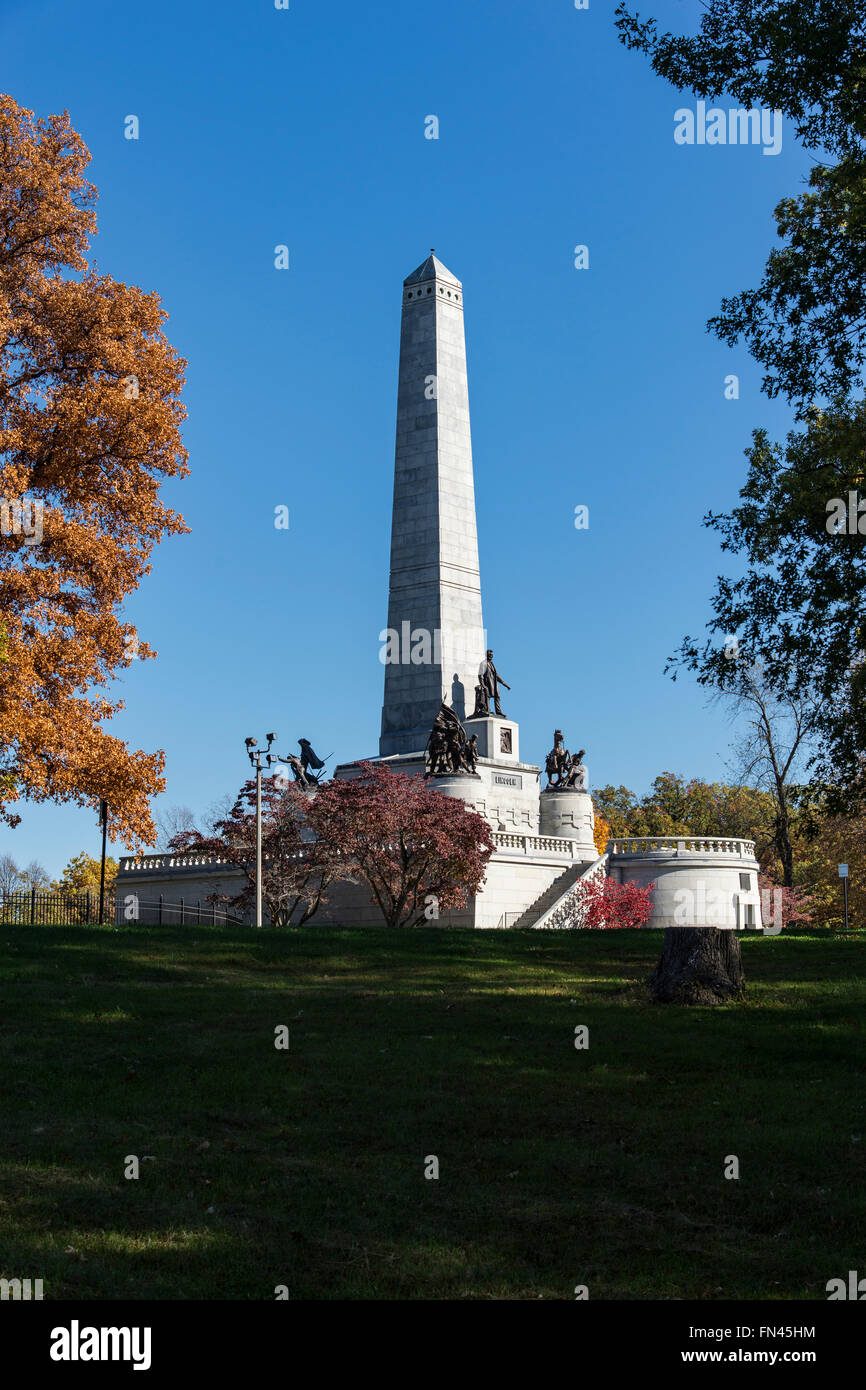Lincoln's tomb springfield hi-res stock photography and images - Alamy