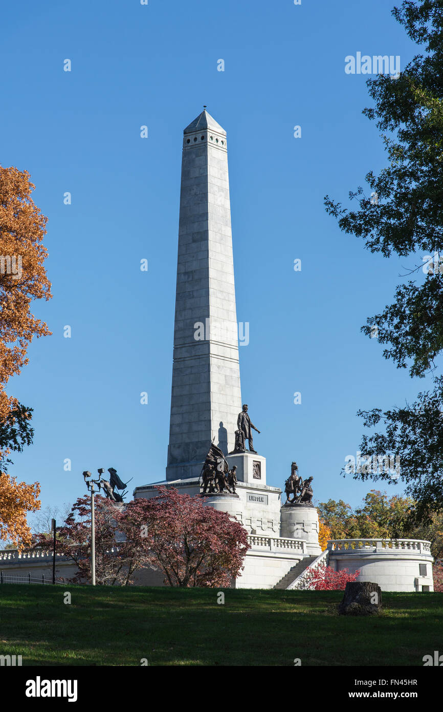 Lincoln's tomb springfield hi-res stock photography and images - Alamy