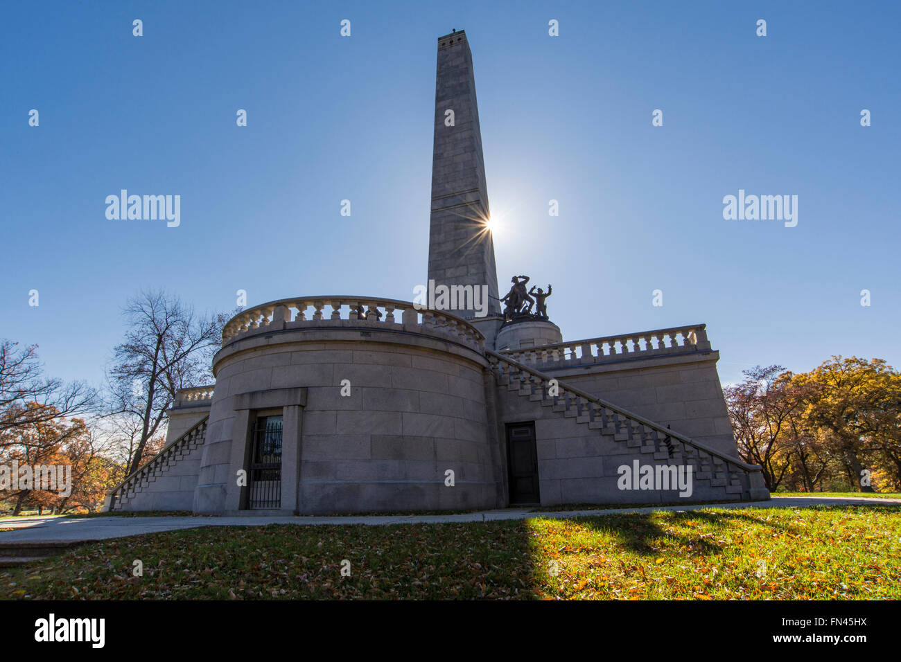 Lincoln's tomb springfield hi-res stock photography and images - Alamy
